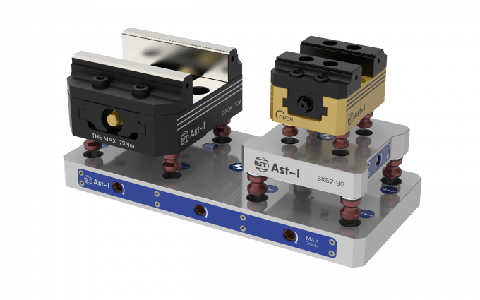Quick Change CNC Fixture Clamps 0.005mm Zero Point In CNC Machine Manual