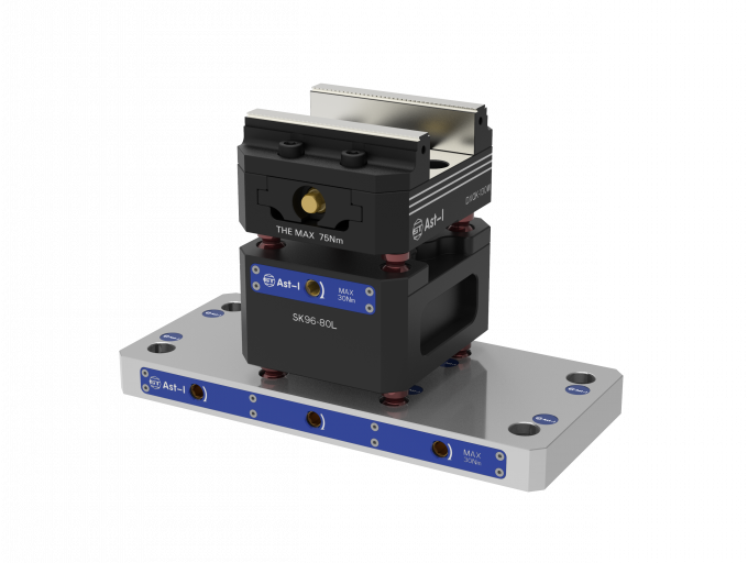 Precise CNC Quick Change Fixture Pneumatic For 5 Axis Cnc Machining