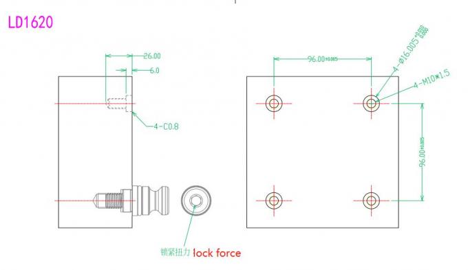 Steel Bt30 CNC Pull Studs POM 0.05kg For Precision Machining
