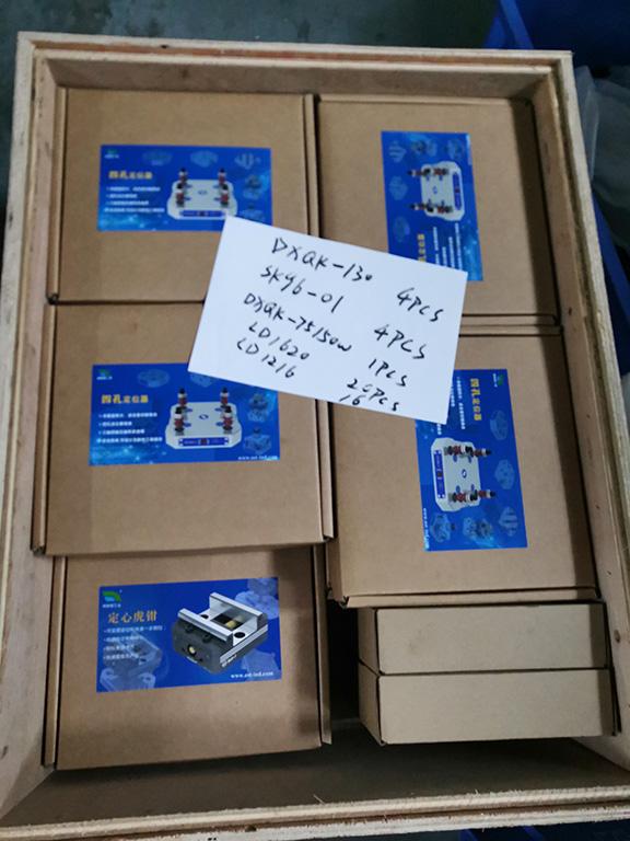 5 Axis Cnc Milling Fixtures Aluminium Jaws Clamping Fixture 75mm