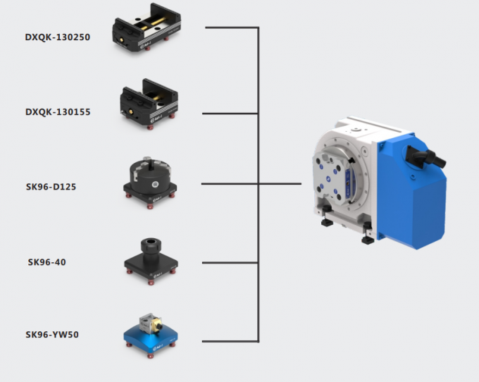 3 / 4 / 5 Axis CNC Clamping Fixtures Superhard Steel Precision Milling ...