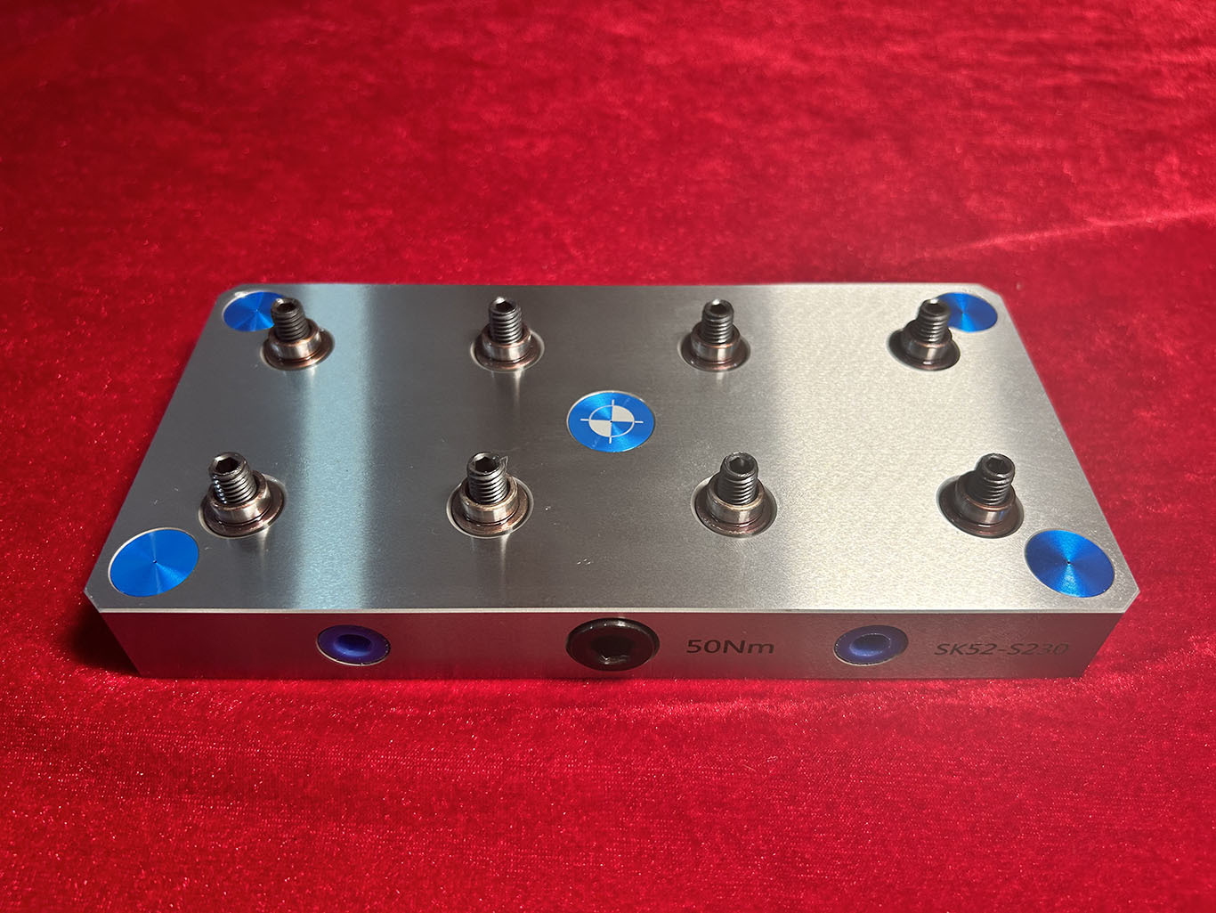 High Precision T-Slot Zero Point Fixture with 0.005mm Repeatability